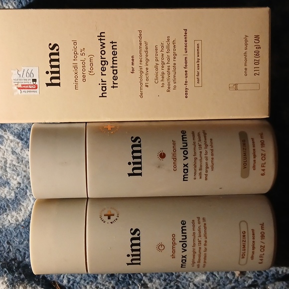 Hims | Grooming | Hims Max Volume Shampoo Conditioner Hair Regrowth ...